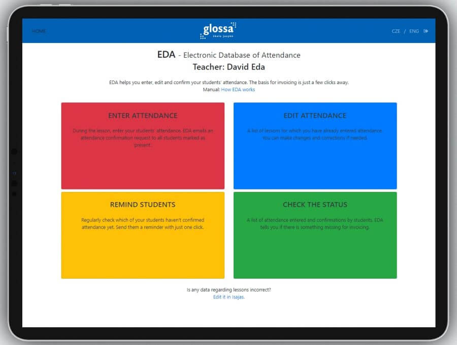 EDA Guide | Jazyková škola GlossaJazyková škola Glossa